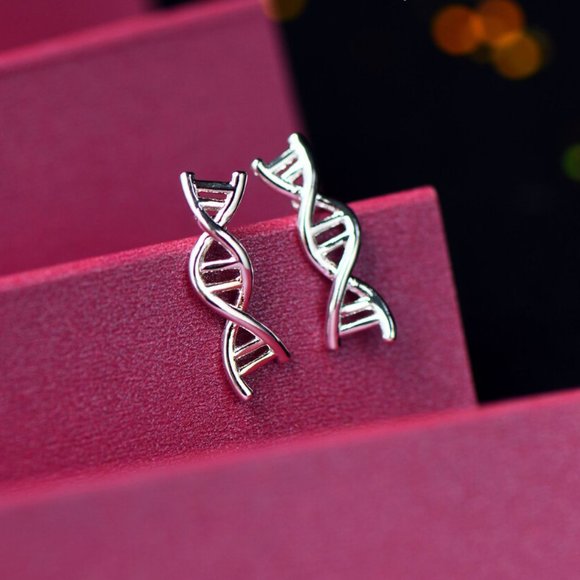EvelynCreations | Jewelry | Minimalist Dna Stainless Steel Stud ...